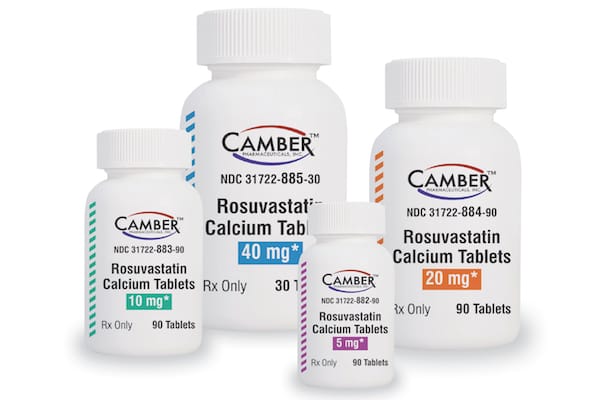 Camber ships generic of Crestor