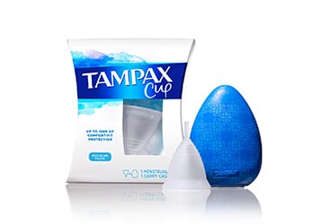 Tampax intros new menstrual cup