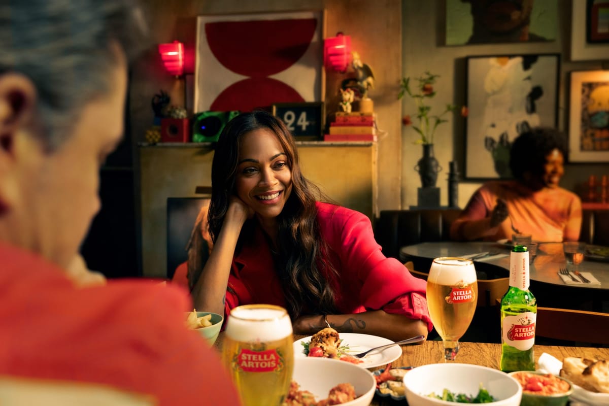 New spot from Stella Artois features dinner with A-list celebrities