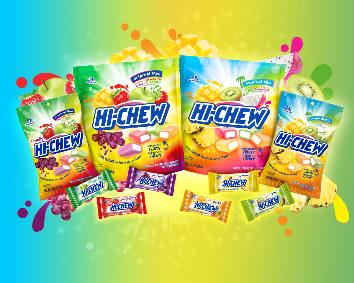 HI-CHEW unveils colorful candy refresh and new look